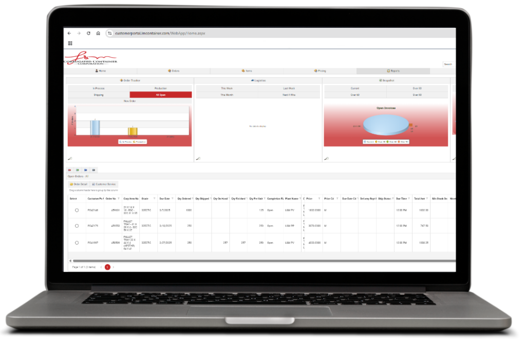 Customer Portal - L&M Corrugated Container Corporation